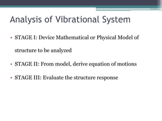 Intro to mechanical vibrations | PPTX