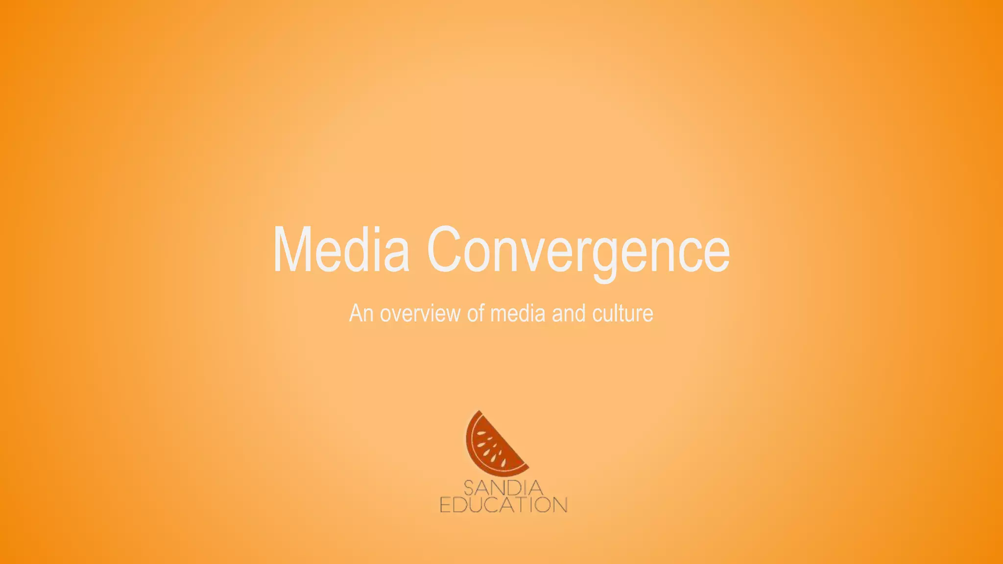 Introduction to Media Convergence | PPTX