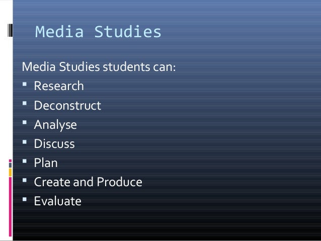 Introduction to media gcse