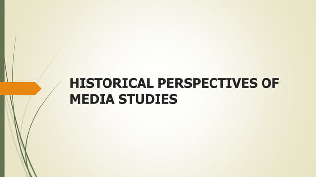Intro to media studies | PPTX | Media Industry | Industries