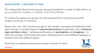 Intro to mediumship lesson 1 | PDF | Christianity | Religion & Spirituality