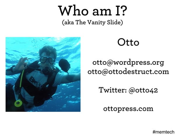 Intro to WordPress #memtech | PPT