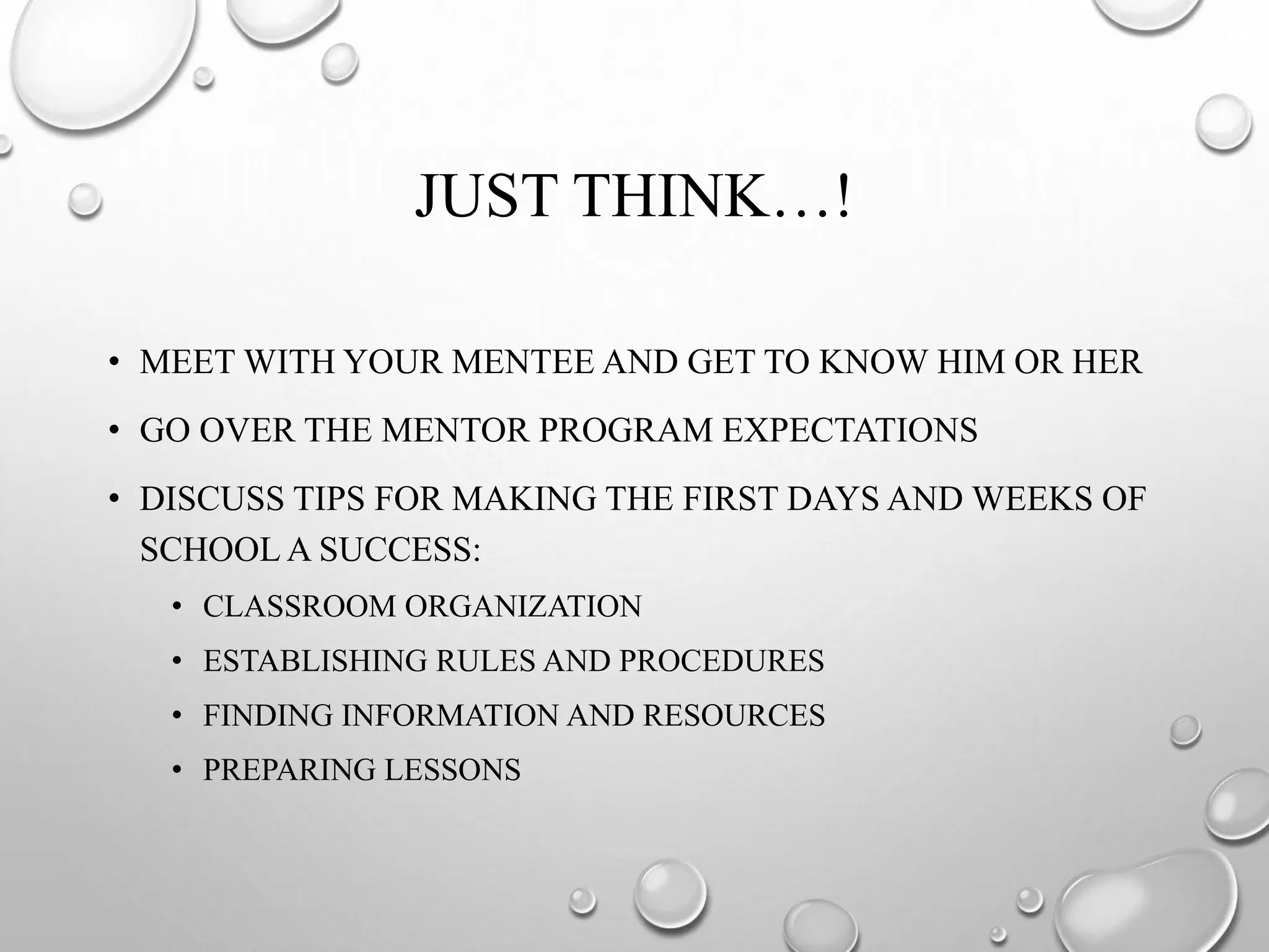 Introduction to mentoring/ new teacher mentoring program | PPTX