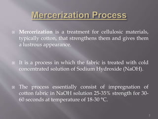 Mercirization | PPTX | Needlework | Arts and Crafts