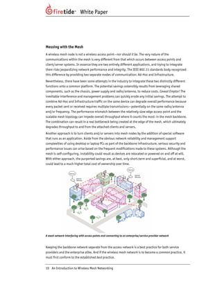 Intro to Firetide Wireless Mesh Networking | PDF