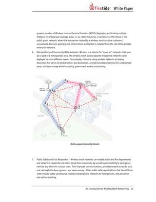 Intro to Firetide Wireless Mesh Networking | PDF