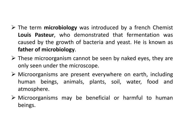 Introduction to microbiology | PPTX | Infectious Diseases | Diseases ...