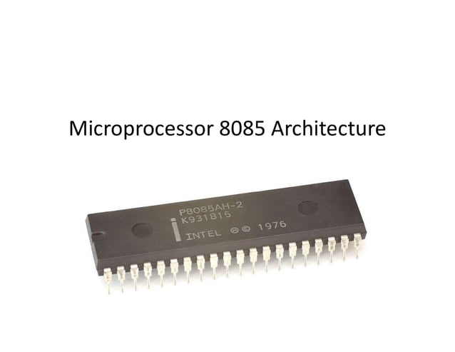 Intro to microprocessor and its detailing and applications | PPT