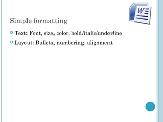 Introduction to Microsoft Office | PPT
