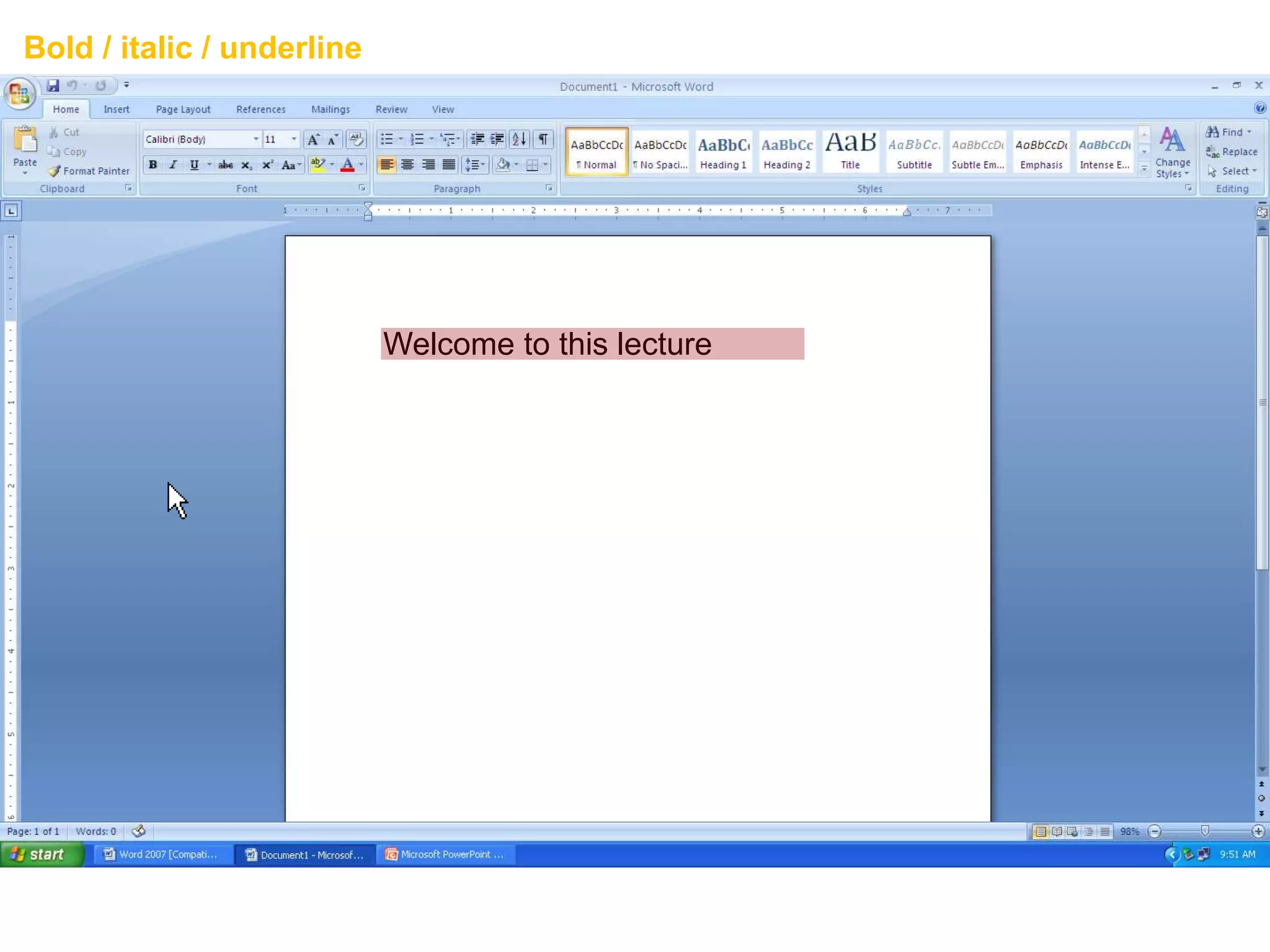 Introduction to microsoft office | PPT