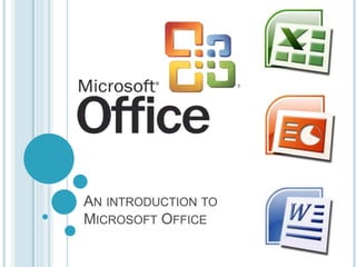 Introduction to microsoft office | PPT