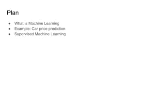 Introduction to Machine Learning: What is ML | PPT
