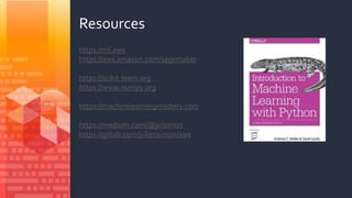 An introduction to Machine Learning with scikit-learn (October 2018) | PPT