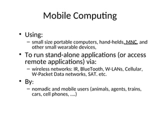 introduction to wireless communication in mobile | PPT