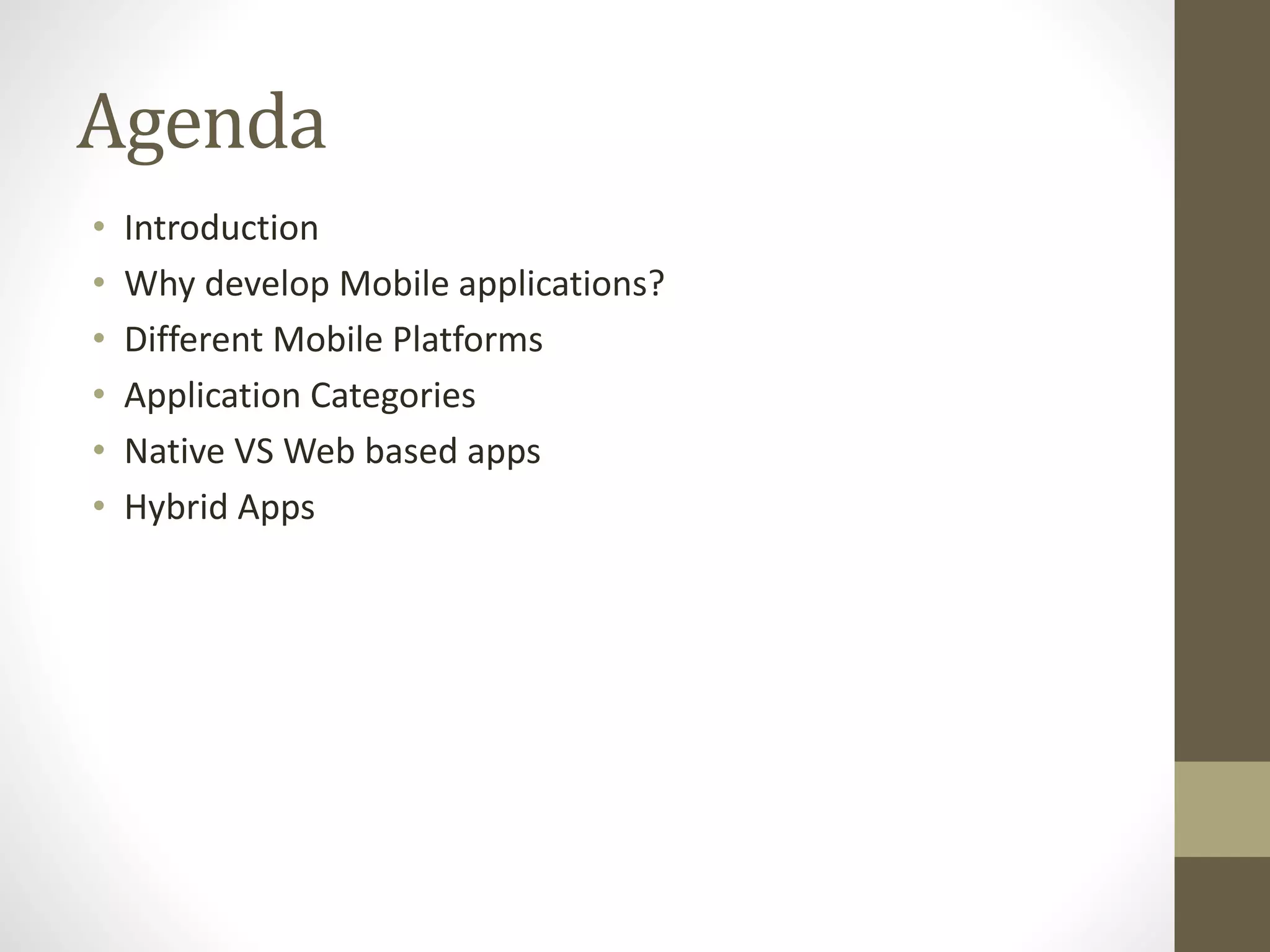 Introduction to Mobile Apps | PPTX