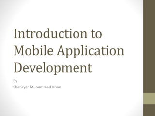 Intro to Mobile Apps | PPT