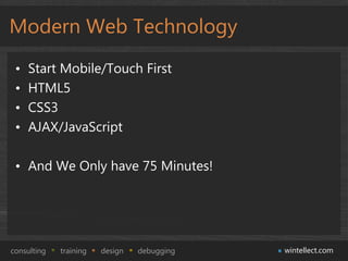 Intro to modern web technology | PPT