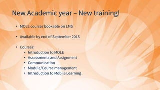 Introduction to MOLE | PPT