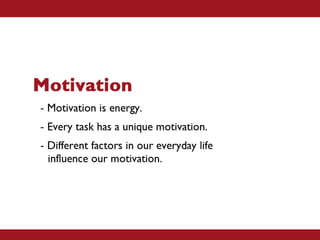 Introduction to Motivation | PPT | Free Download