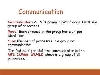 Introduction to MPI | PPT