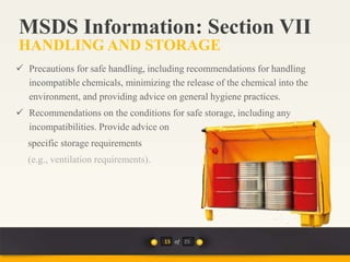 Introduction to MSDS | PPTX