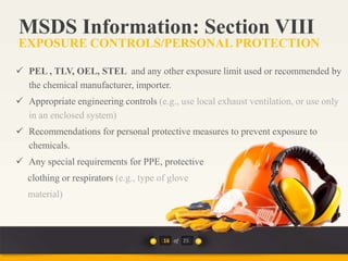Introduction to MSDS | PPTX