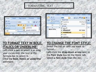 Intro to ms excel | PPTX