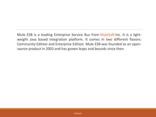 Intro to mule | PPT