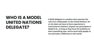 An intro to Model United Nations for beginners | PPT