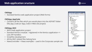 Using MVC with Kentico 8 | PPT