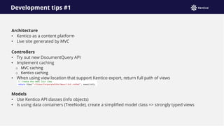 Using MVC with Kentico 8 | PPT