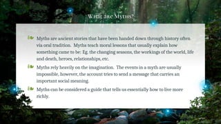 Intro to mythology | PPT