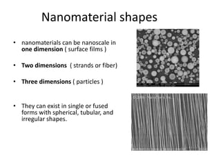 Intro to nanomaterial | PPTX