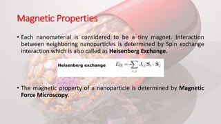 Introduction to nanotechnology and nanomedicine | PPTX | Chemistry ...
