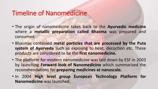 Introduction to nanotechnology and nanomedicine | PPTX