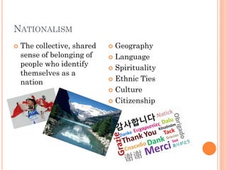 Intro to nationalism | PPTX