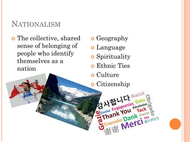 Intro to nationalism | PPTX | Religion & Spirituality