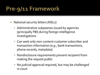 Introduction to National Security Law | PPTX