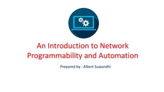 Intro to Network Automation | PDF