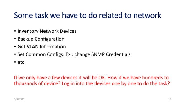 Intro to Network Automation | PDF | Cloud Computing | Internet