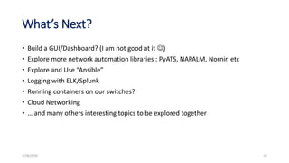 Intro to Network Automation | PDF