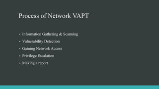Intro to Network Vapt | PPT