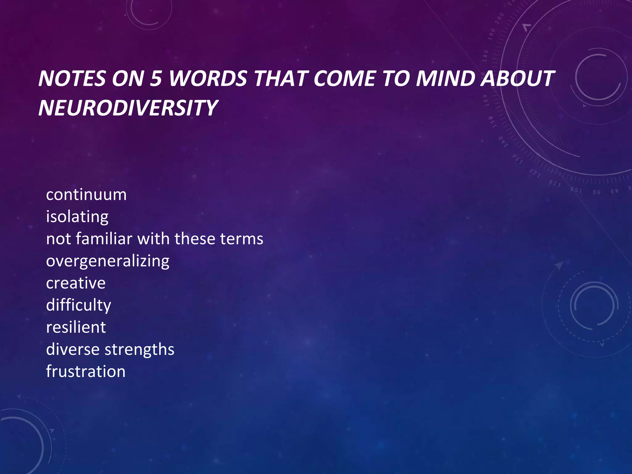 Intro To Neurodiversity | PPTX