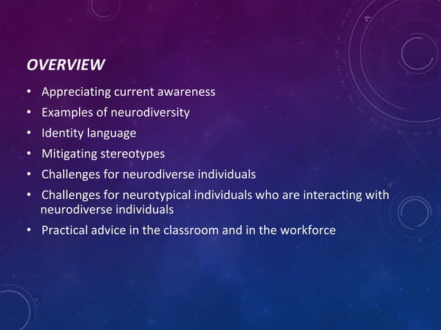 Intro To Neurodiversity | PPTX