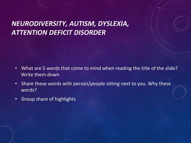 Intro To Neurodiversity | PPTX