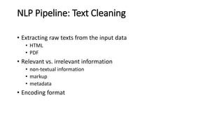 Introduction to natural language processing (NLP) | PPTX