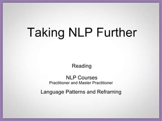 Intorduction to Neuro Linguistic Programming (NLP) | PPT