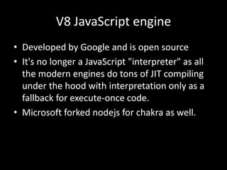 Intro to nodejs | PPT