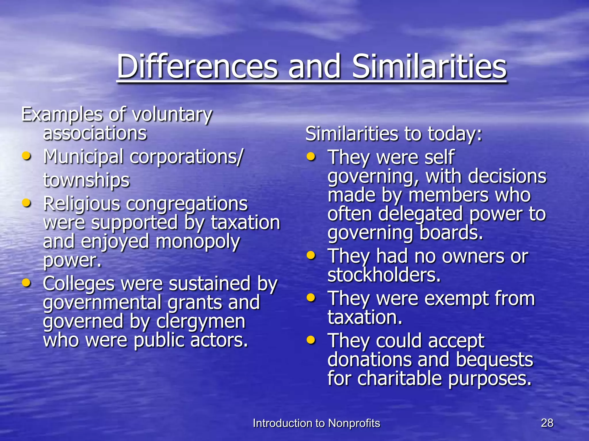 Introduction to Nonprofit Organizations | PPTX