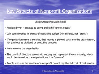 Introduction to Nonprofits - 2020 | PPTX